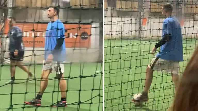 El tierno gesto del Dibu Martínez con un nene después de jugar un partido entre amigos | El ...