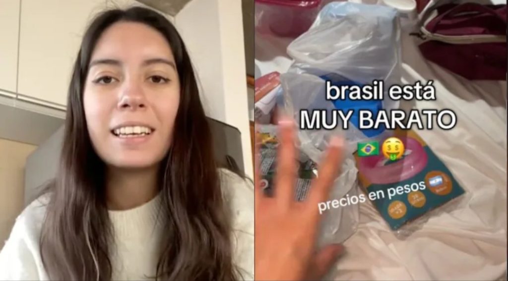 Brasil está muy barato”: una joven mostró lo que compró en el ...